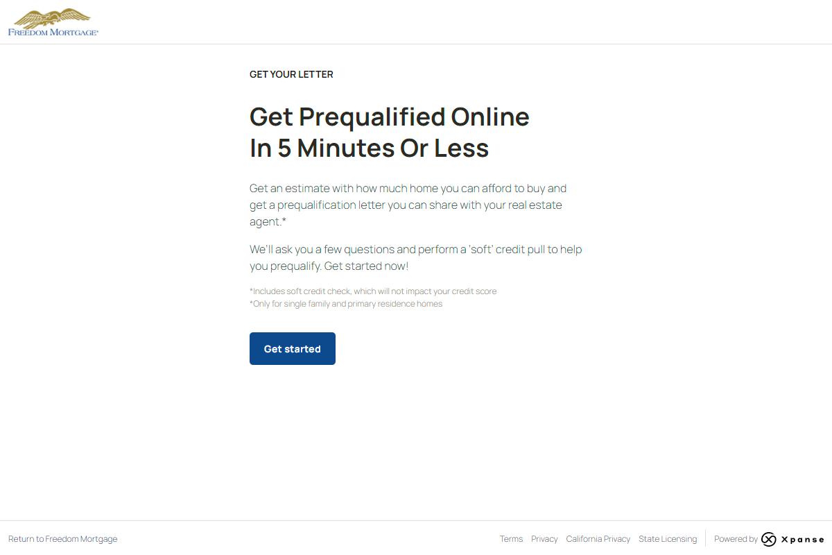 Prequalification Digital Mortgage Application - Eric M Creative